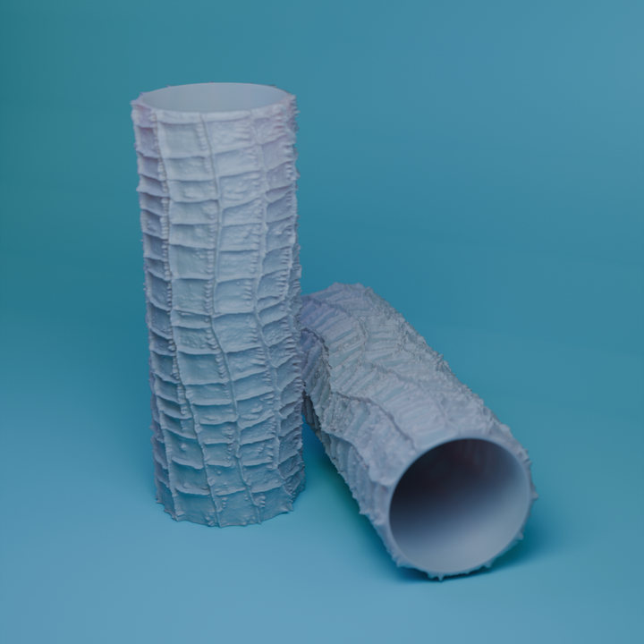 3D Printable STL File - Snake Skin Texture Rolling Pin for Clay ...