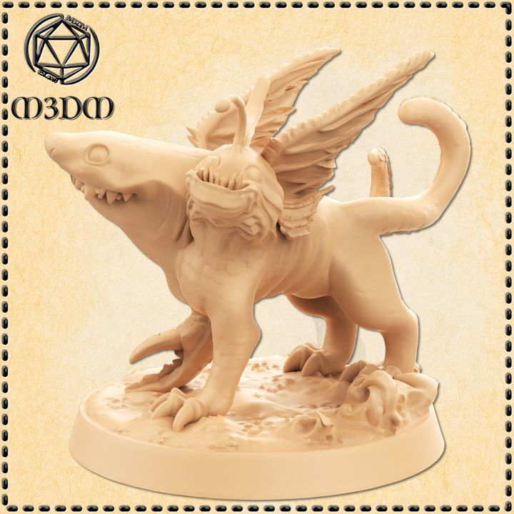 3D Printable Baby Sea Chimera by M3DM