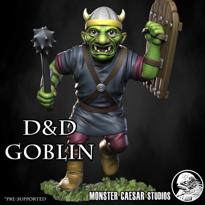 3D Printable D&D Goblin by Monster Caesar Studios