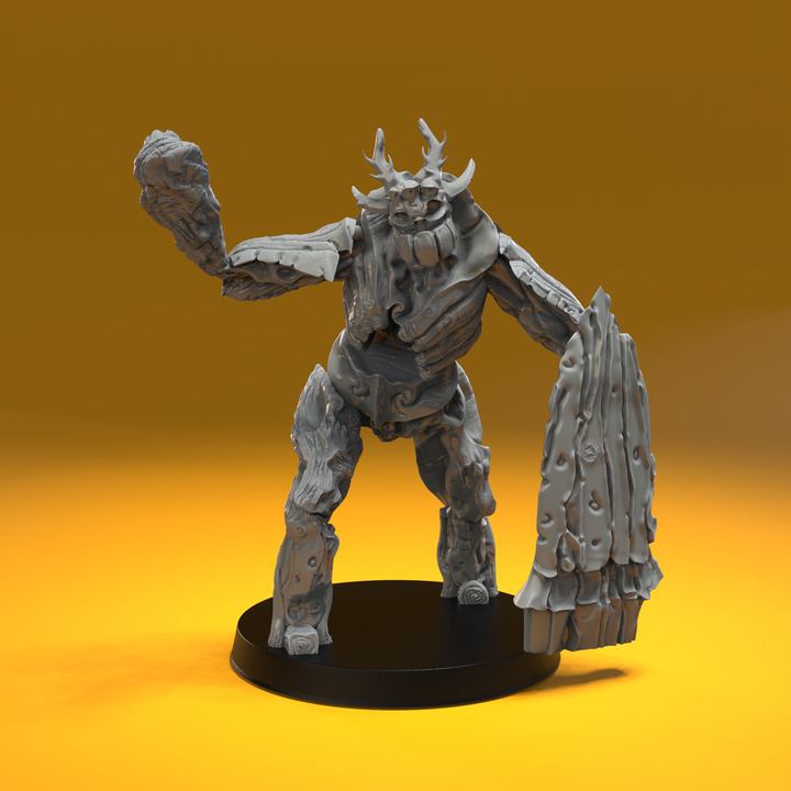 3D Printable MerryFoot Militia Tree Golems & Mad Rabbits by Miniature ...