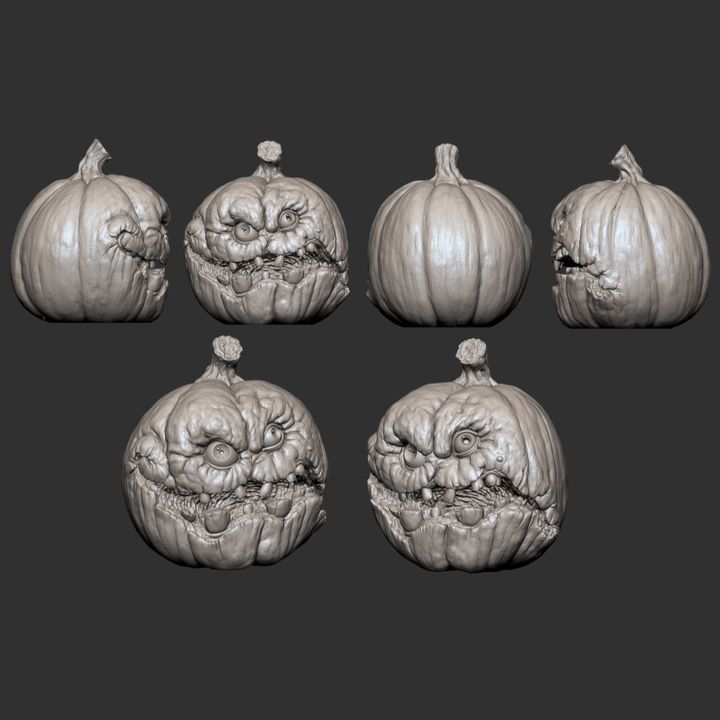 3D Printable Pumpkin 2022 by Monster Caesar Studios