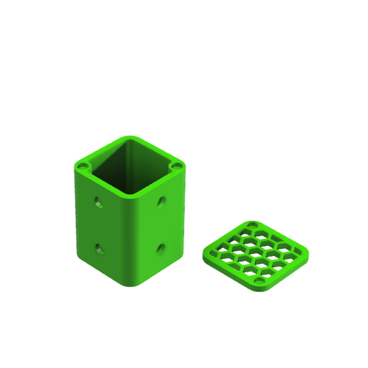 3D Printable 1x1x2 Magnetic Modular Token Storage Tray by JACT Prints