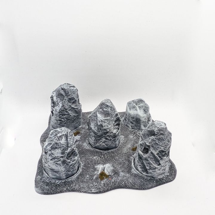 3D Printable Wargaming area terrain - magnet ready by The Norwegian Painter