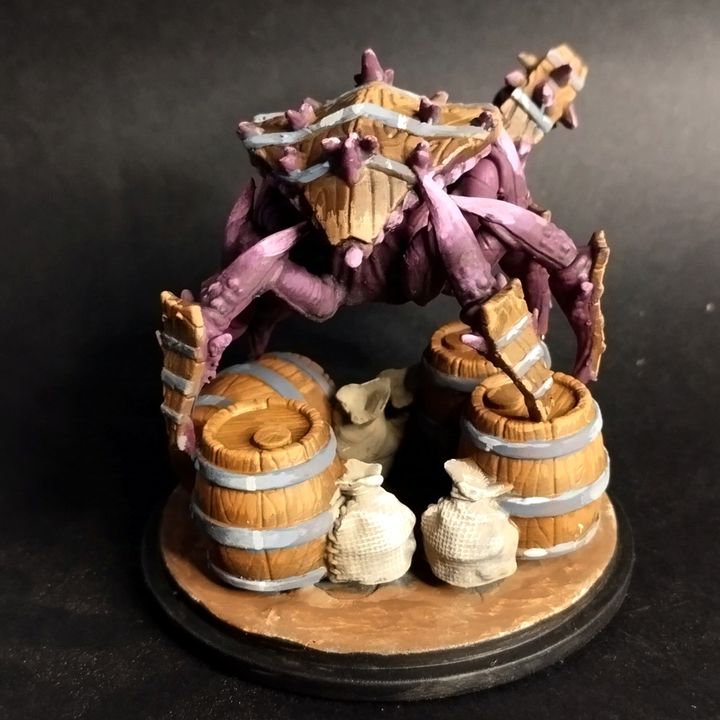 3D Print of Mimic Barrel Boss by Tenda-Orc