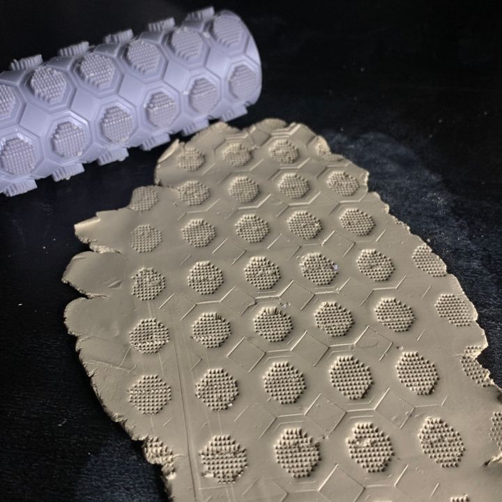 3D Printable Texture Rolling Pin for Clay and Polymer - Perfect for ...