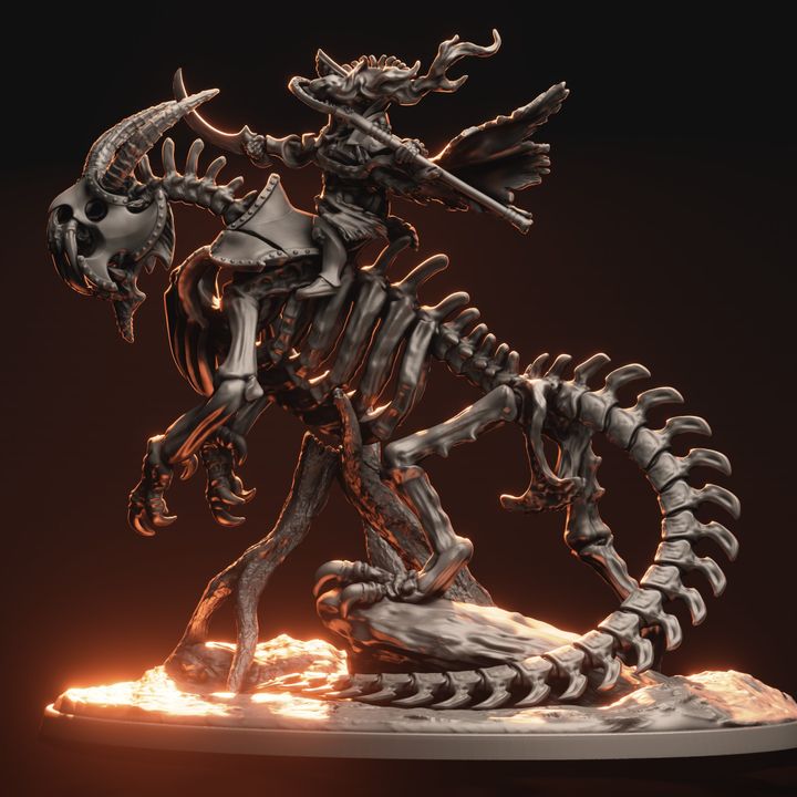 3D Printable Acheros on Undead Drake by SabertoothCollectibles