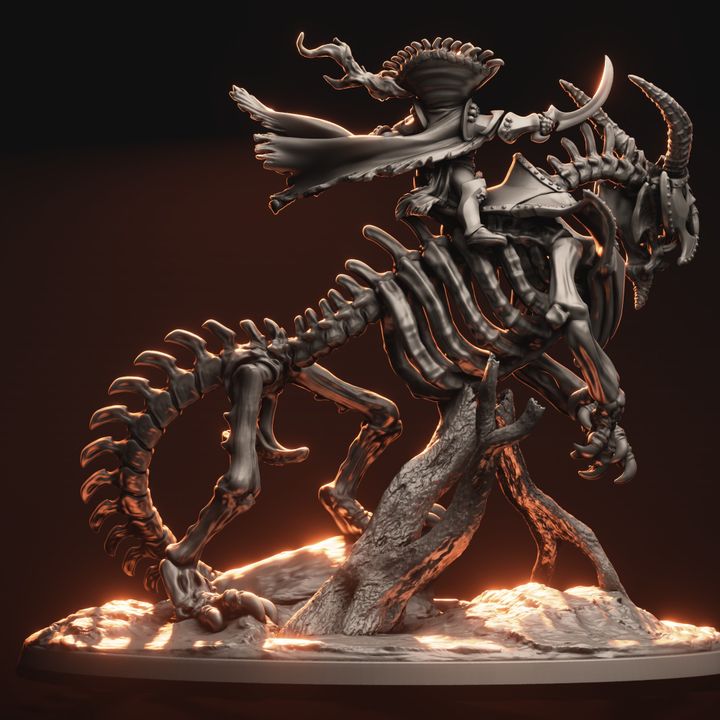 3D Printable Acheros on Undead Drake by SabertoothCollectibles