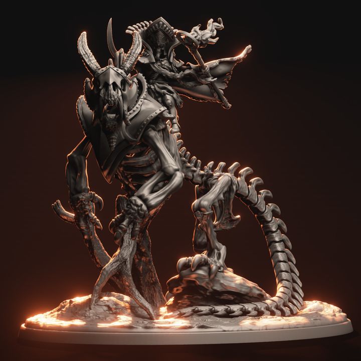 3D Printable Acheros on Undead Drake by SabertoothCollectibles