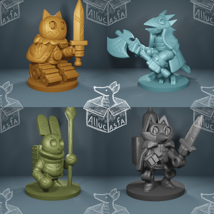 3D Printable Root Clockwork #1 - miniature pack by Allucasfa