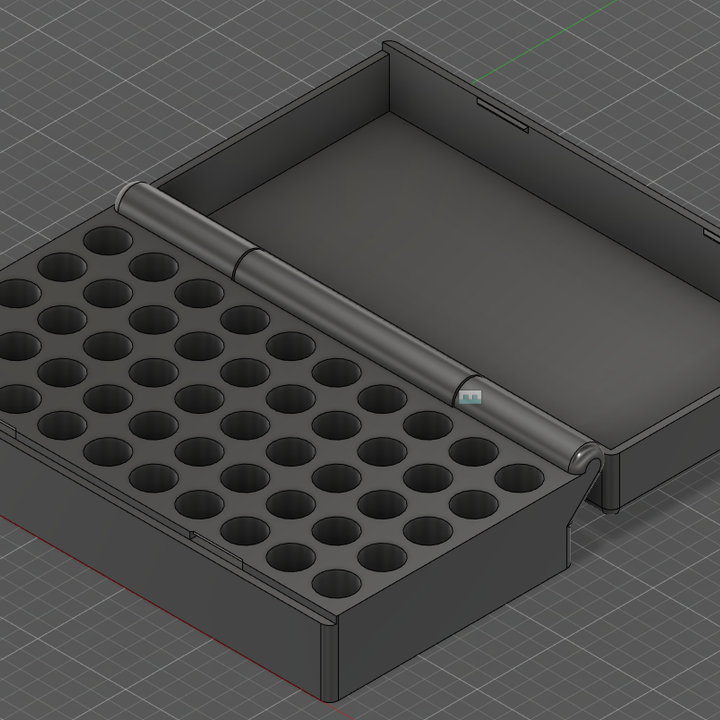 3D Printable Ammo box - 9mm x 50 by Jason Vuga