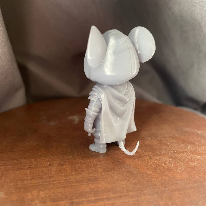 3D Printable Mouse Knight by Grass Hopper