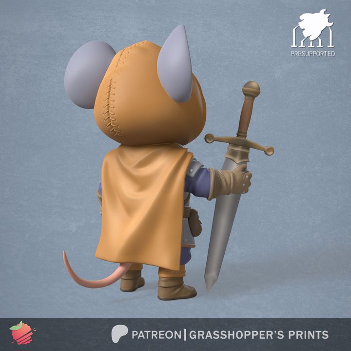 3D Printable Brave Mice Collection by Grass Hopper