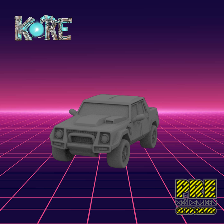 3D Printable Utility Lambo by Kore Games