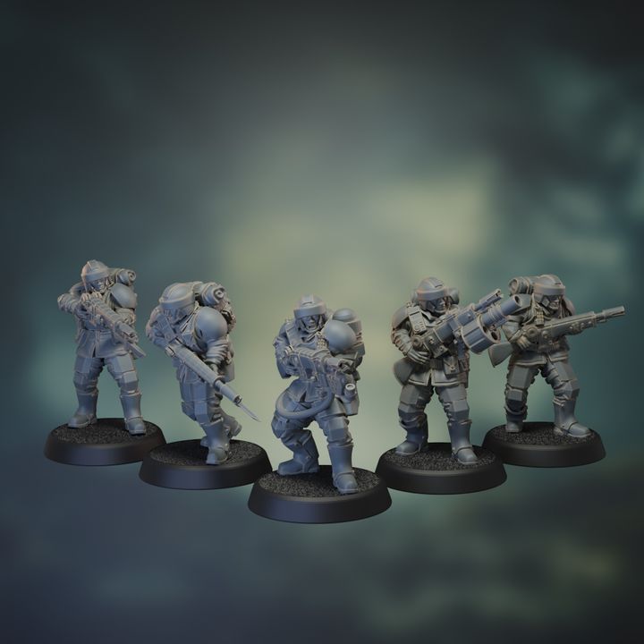3D Printable Conscripts by Mysterious Stew