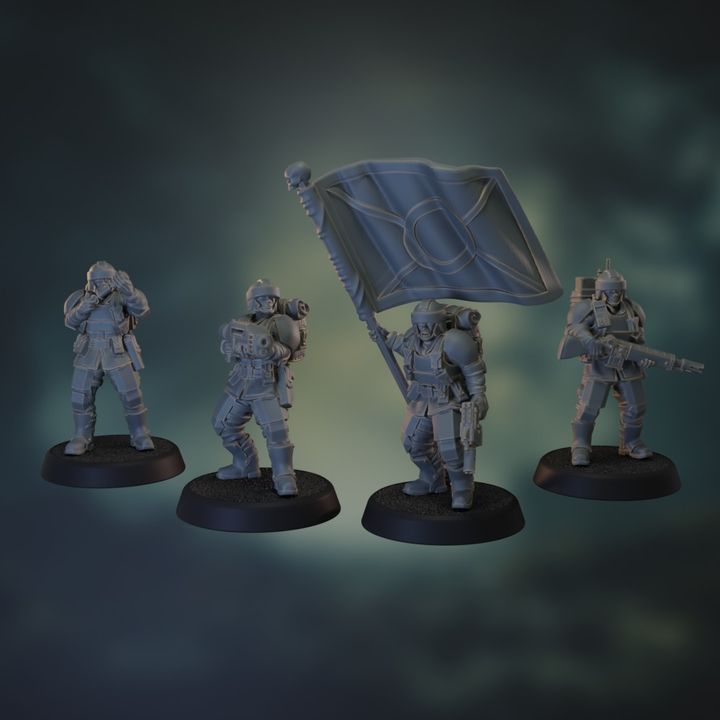 3D Printable Platoon Command by Mysterious Stew