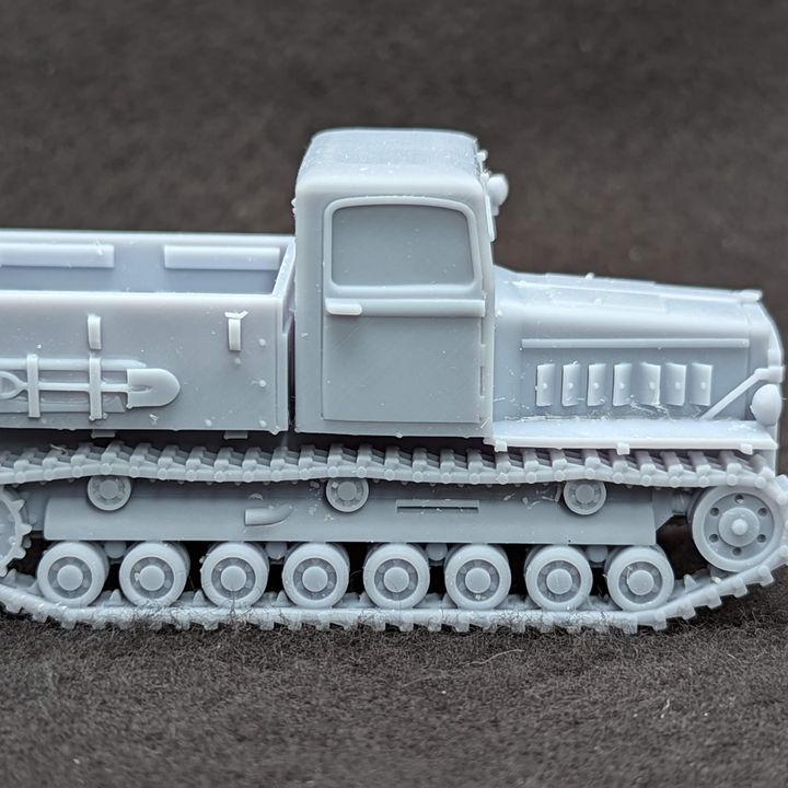 3D Printable Artillery Tractor Praga T-6 (Skoda) (Czech, WW2) by Wargame3d