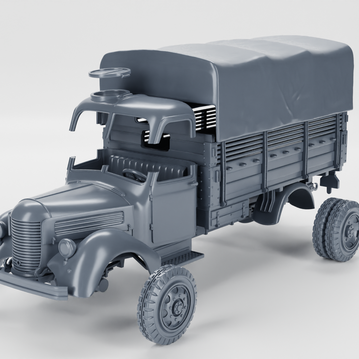 3D Printable Medium truck Praga RND (Czech, WW2) by Wargame3d