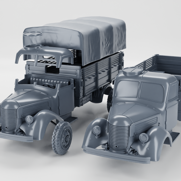 3D Printable Medium truck Praga RND (Czech, WW2) by Wargame3d