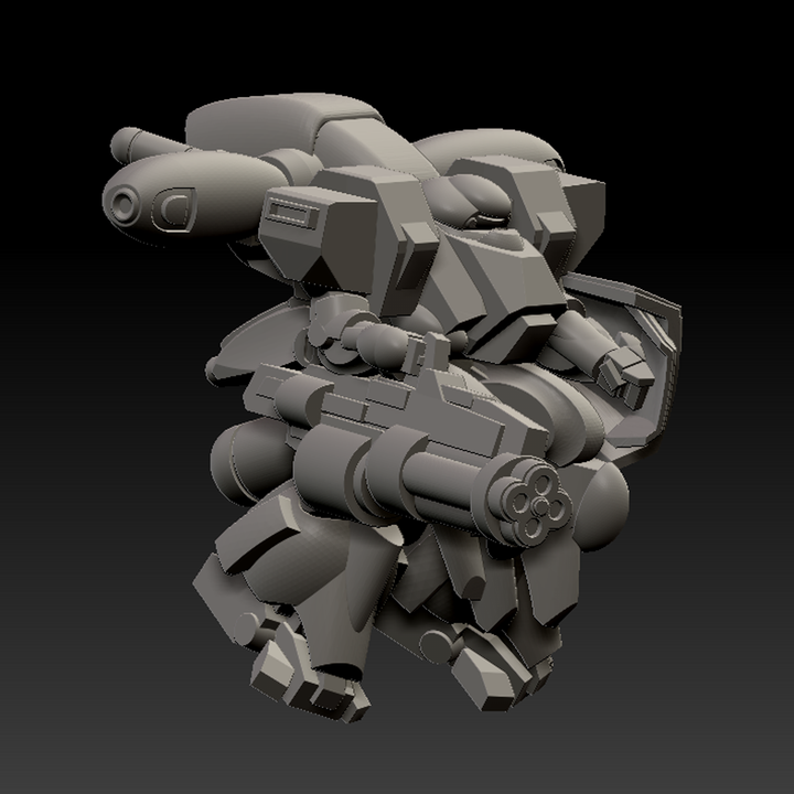 3D Printable Cerberus Assault Suit by David Tarron