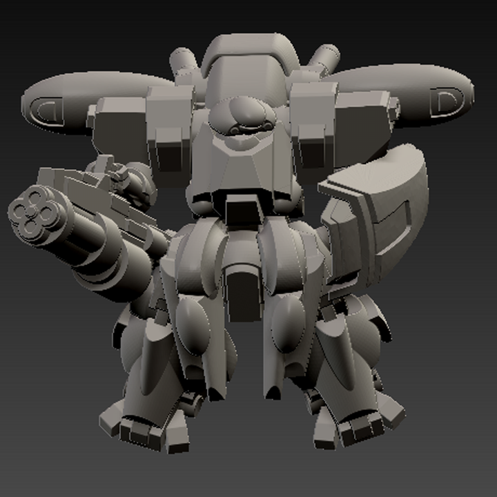 3D Printable Cerberus Assault Suit by David Tarron