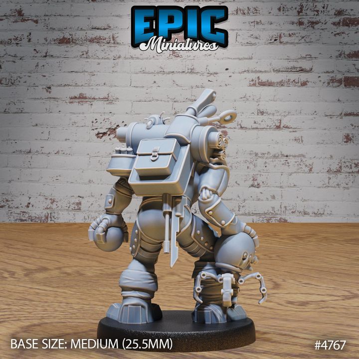 3D Printable Construct Alchemist / Alchemy Master / Scientist Fighter ...