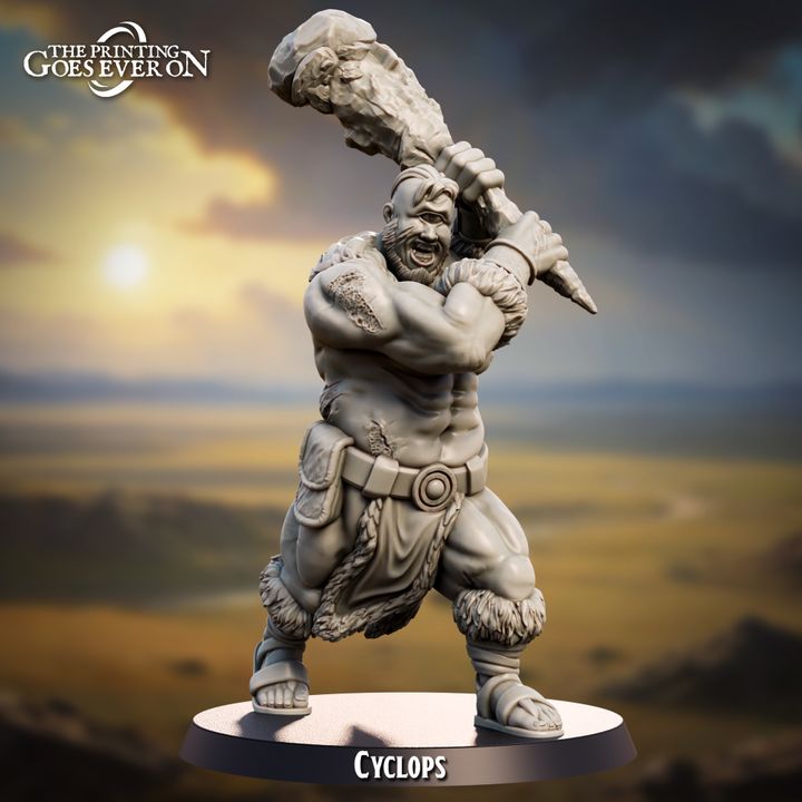 3D Printable Cyclops - Presupported by The Printing Goes Ever On