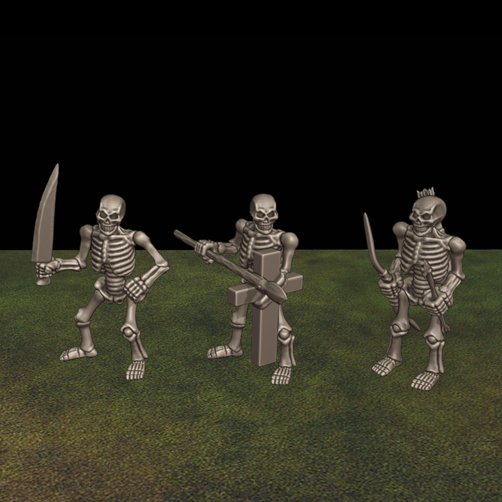 3D Printable Scary Spooky Skeleton Builder by Sudo