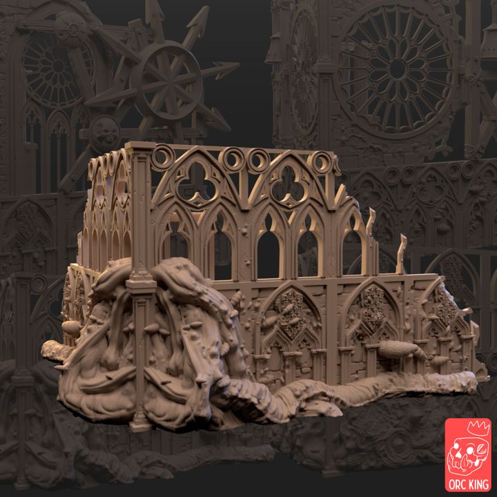 3D Printable Plague God's Ruin - 3D Printable Terrain (Support-Free) 2 ... 3D Printable Plague God's Ruin - 3D Printable Terrain (Support-Free) 2 ...