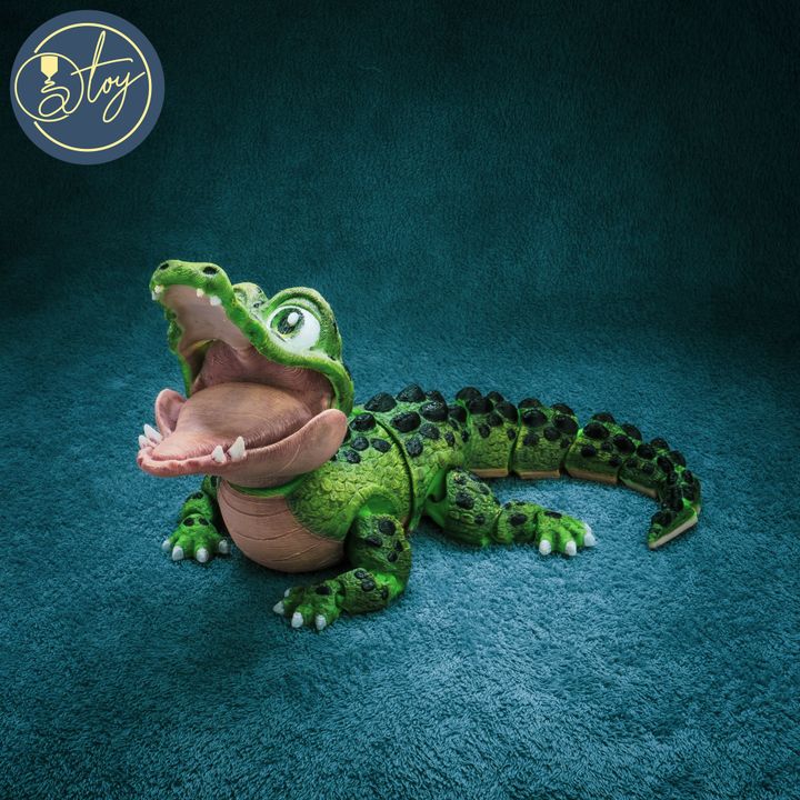 3D Printable Boyo The Crocodile by Atoy