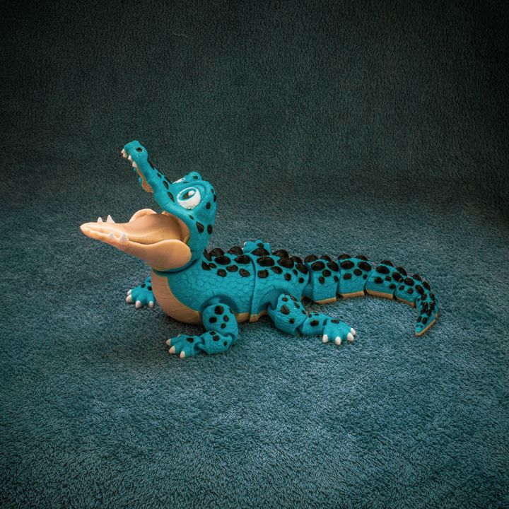 3D Printable Boyo The Crocodile by Atoy