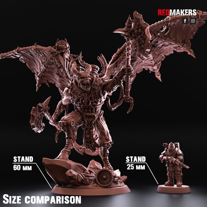 3D Printable Doomlord - Demons by RedMakers