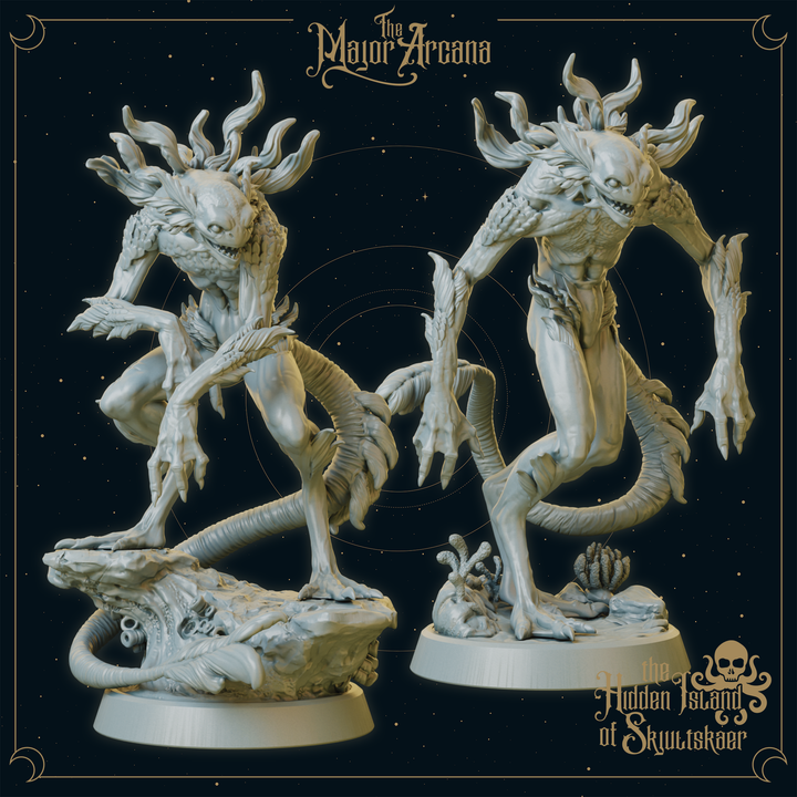 3D Printable Merfolk by The Major Arcana