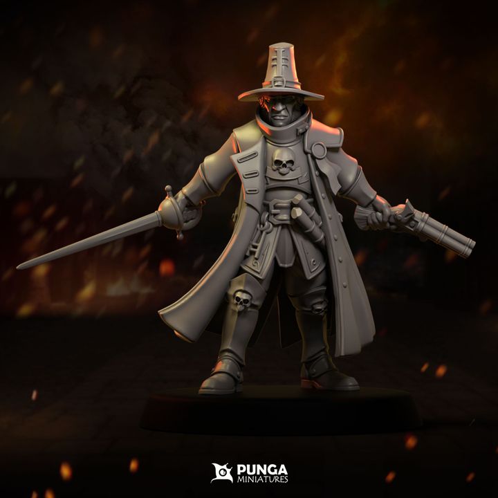 3D Printable Witch Hunter 5 by Punga Miniatures
