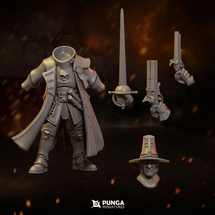 3D Printable Witch Hunter 5 by Punga Miniatures