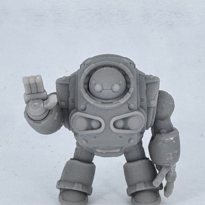 3D Print of Ball Bot Modular Mech - Sample Set by phoebezeitler