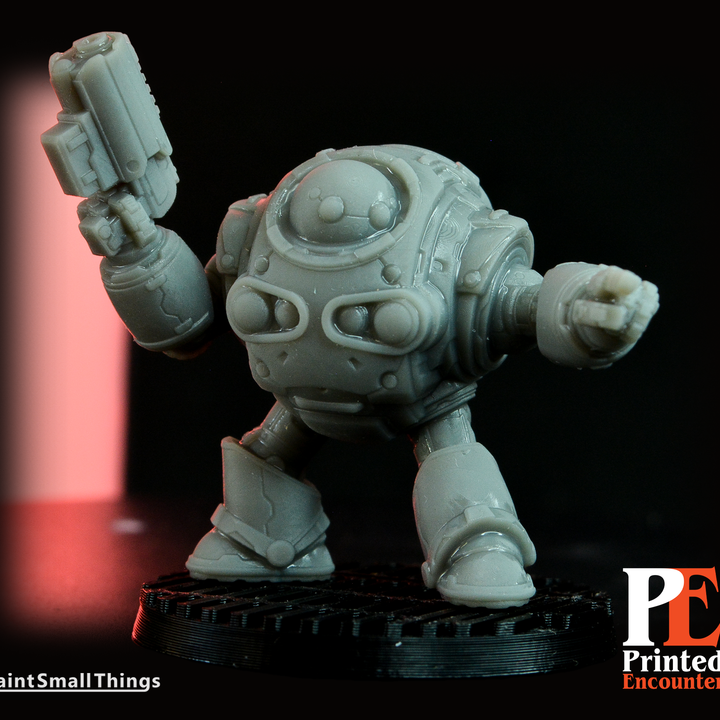 3D Printable Ball Bot Modular Mech - Sample Set by Printed Encounter