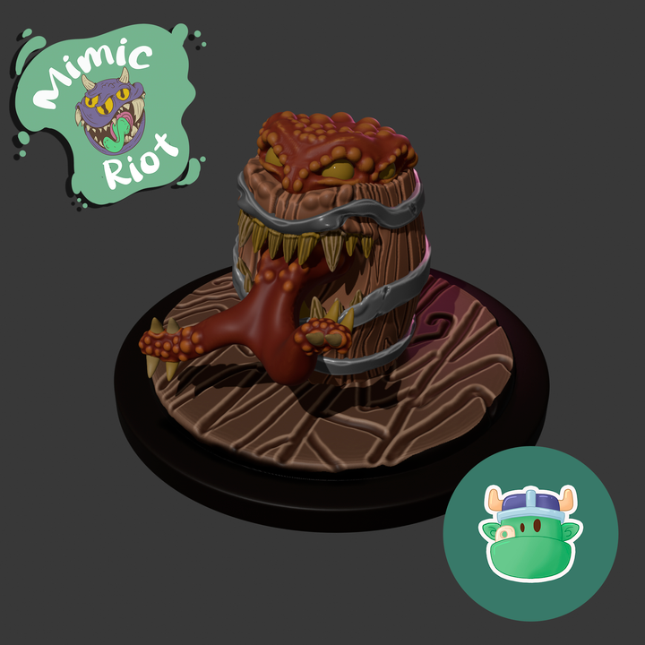 3D Printable Mimic Riot Collection by Tenda Orc Studio