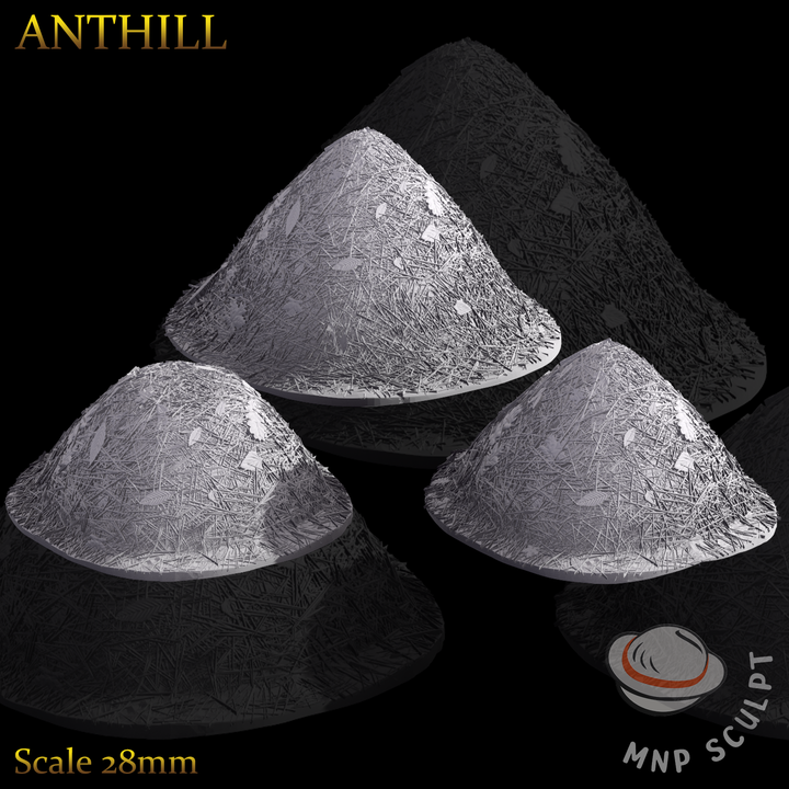 3D Printable Anthill by MNP Sculpt