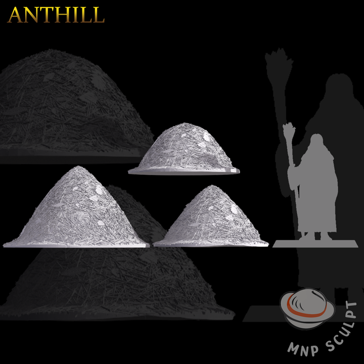 3D Printable Anthill by MNP Sculpt
