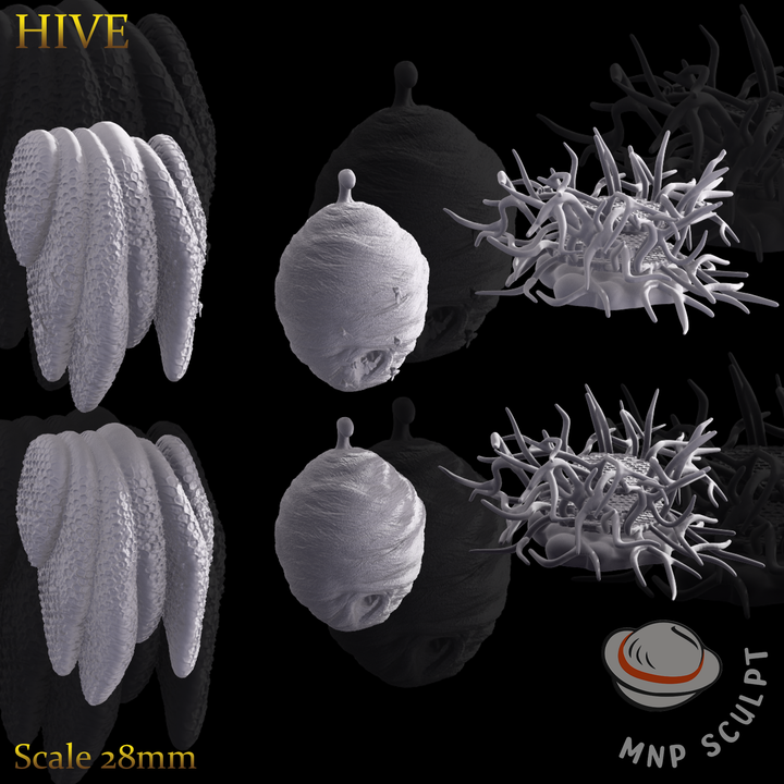 3D Printable Hive by MNP Sculpt