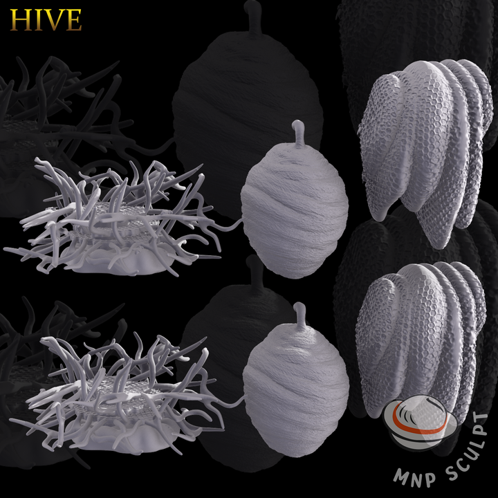 3D Printable Hive by MNP Sculpt
