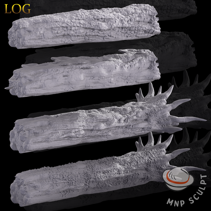 3D Printable Logs by MNP Sculpt