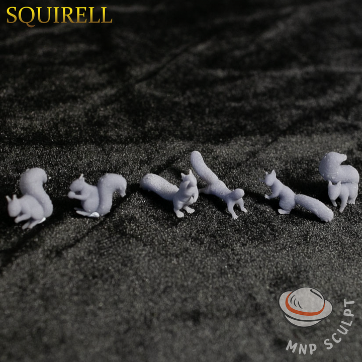 3D Printable Squirell by MNP Sculpt