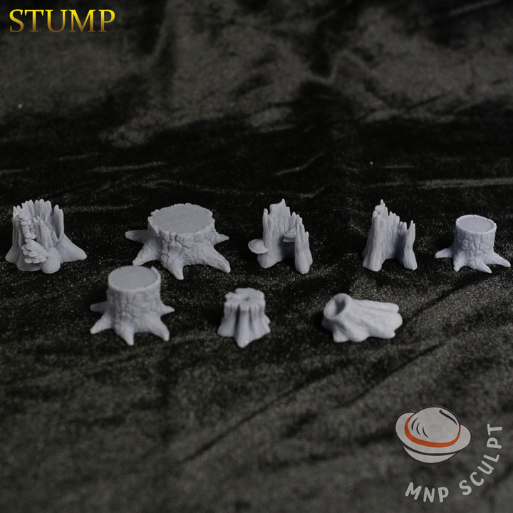 3D Printable Stumps by MNP Sculpt