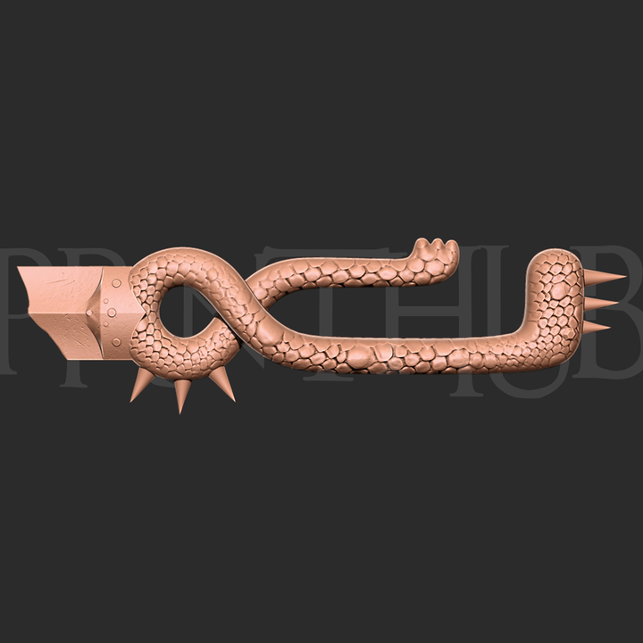3D Printable Meliodas Dragon handle Sword 3d print model by Printhub
