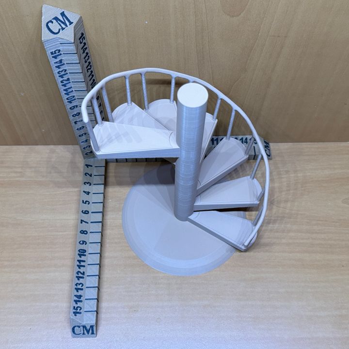 3D Printable Spiral Staircase by Star Labs 3D, LLC