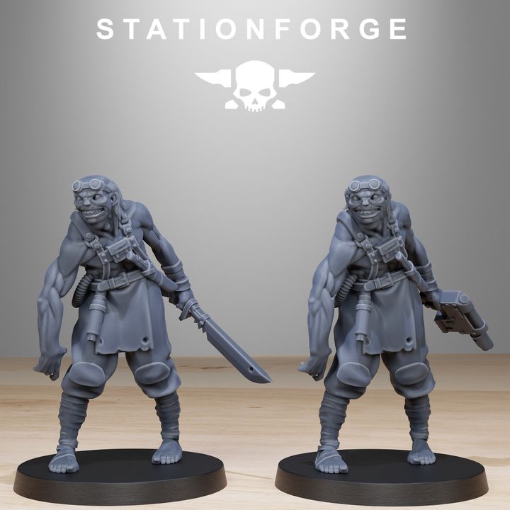 3D Printable Corrupted Guard Wretched by Station Forge
