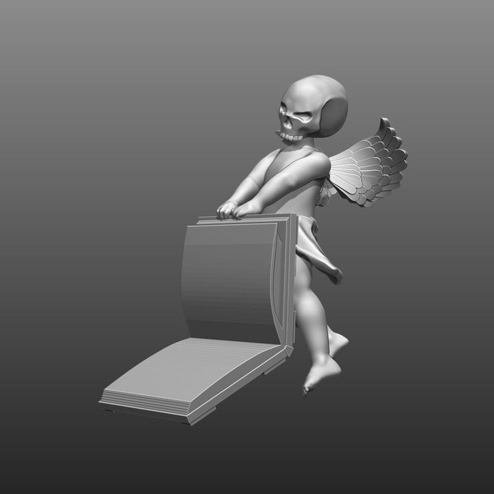 3D Printable Cherub Familiar by Wilson Hoang