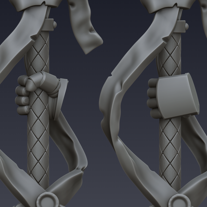 3D Printable Crimson Angels Spear set 1 by Cyberbrush