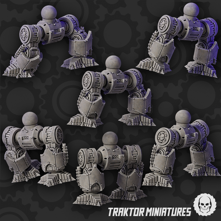 3D Printable Juggernaut C-Class Legs by Traktor Miniatures